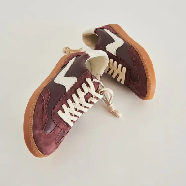DOLCEVITA Notice Sneakers - Cranberry Suede