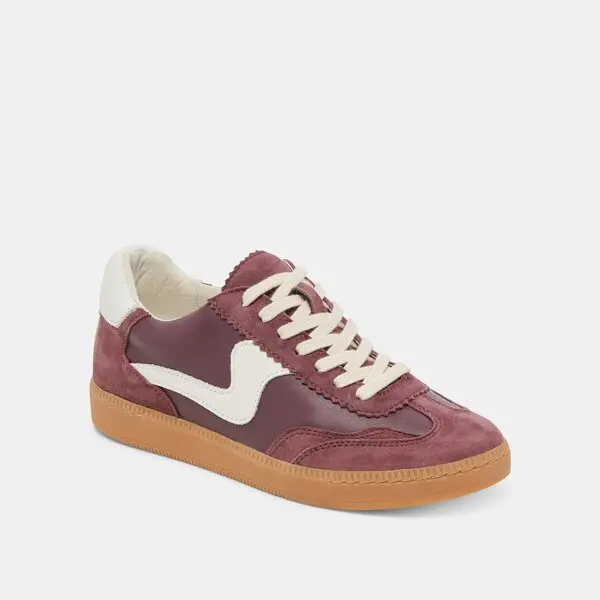 DOLCEVITA Notice Sneakers - Cranberry Suede