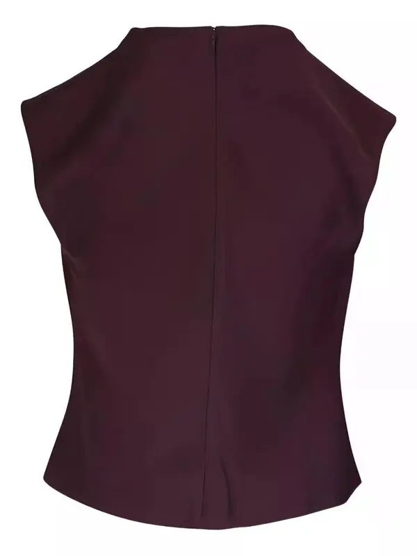 Vince Cowl-neck Top - Red