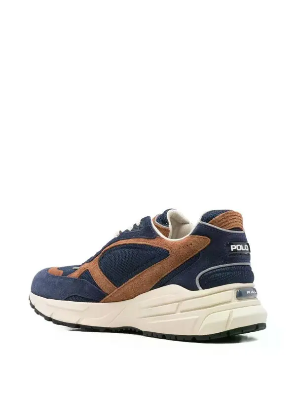 Polo Ralph Lauren Panelled Low Top Sneakers - Blue