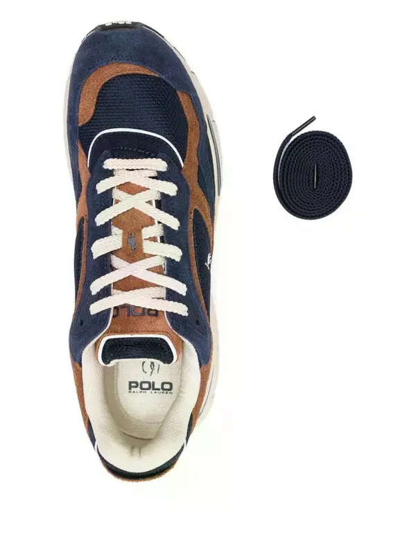 Polo Ralph Lauren Panelled Low Top Sneakers - Blue