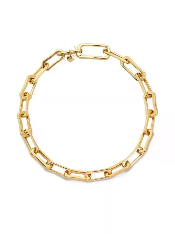 Monica Vinader 18k Vermeil Alta Rectangle-link Chain Bracelet - Gold