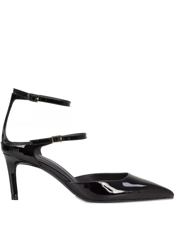 BOSS Patent Leather Buckled Pumps