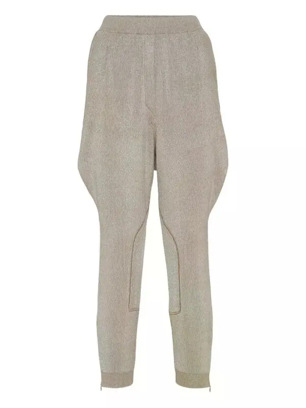 Brunello Cucinelli Ribbed Knit Trousers