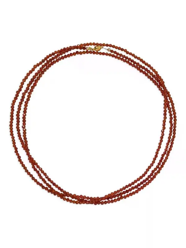 JENNIFER BEHR Lisette Beaded Necklace - Red