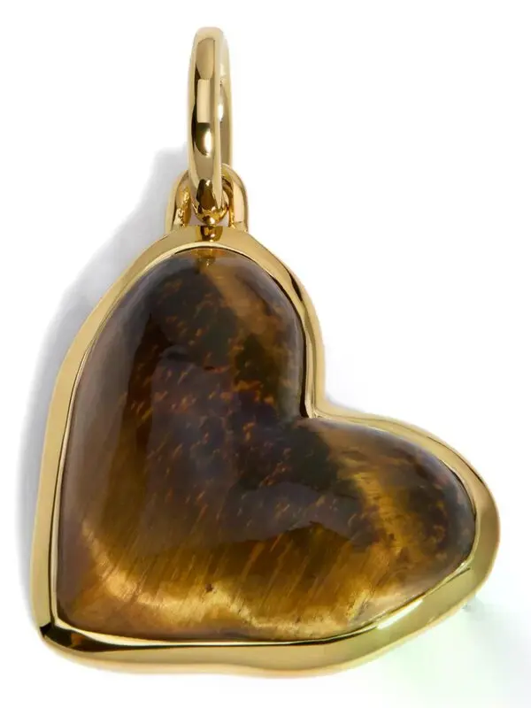 Monica Vinader 18k Gold-vermeil And Tiger-eye Pendant Necklace - Brown