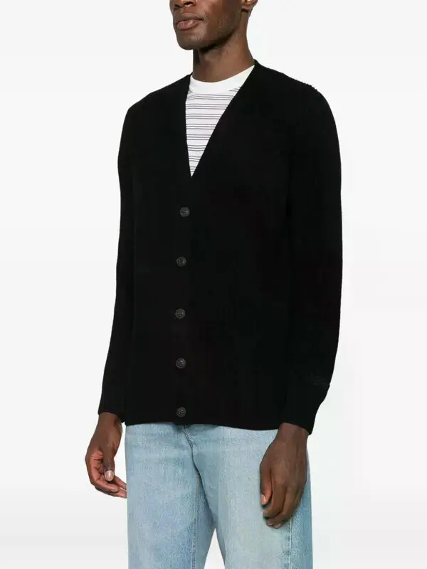 MC2 SAINT BARTH Wool Cardigan - Black