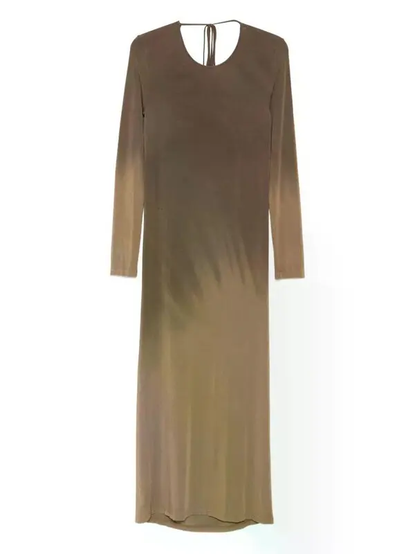 UMA WANG Long-sleeved Maxi Dress