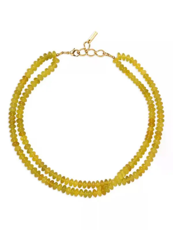JENNIFER BEHR Veronica Beaded Necklace - Yellow