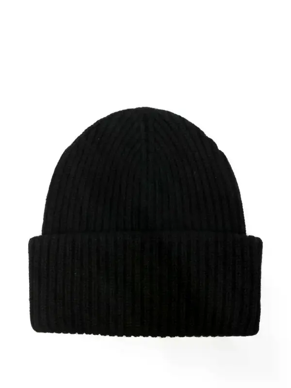 MC2 SAINT BARTH Ribbed-knit Beanie - Black