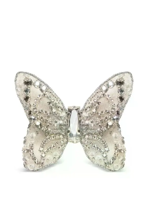 JENNIFER BEHR Abbie Butterfly Hair Clip - White