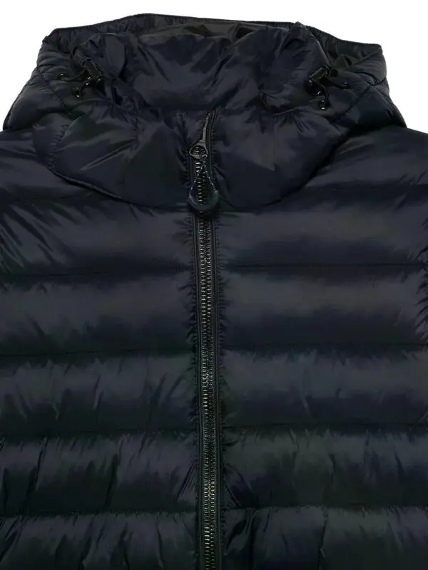 Superdry Hooded Puffer Jacket - Blue