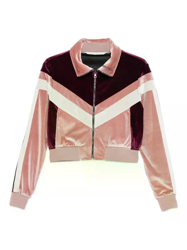 Palm Angels Colour-block Chenille Track Jacket