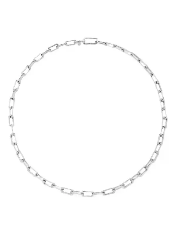 Monica Vinader Mini Chain Link Necklace - Silver