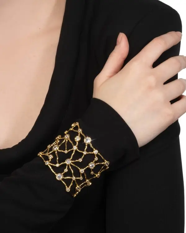 Alexis Bittar Asterales Celestial Cuff Bracelet - Gold