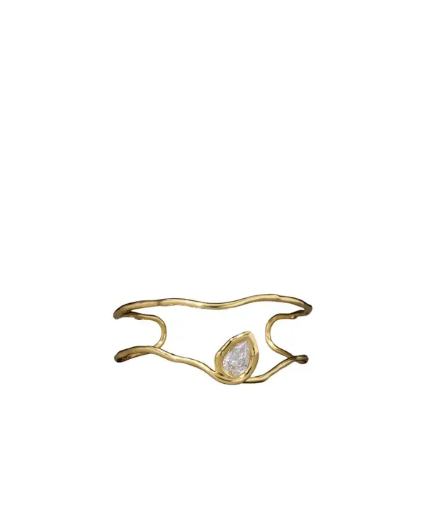 Alexis Bittar Asterales Floating Cuff Bracelet - Gold