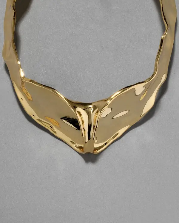 Alexis Bittar Molten Crest Collar Necklace