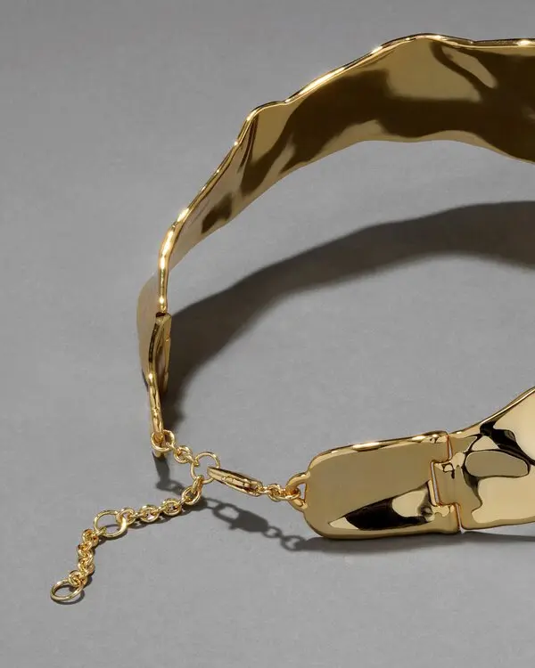 Alexis Bittar Molten Crest Collar Necklace