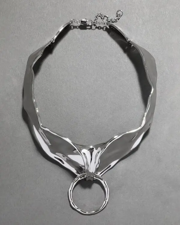 Alexis Bittar Molten Bonded Collar Necklace