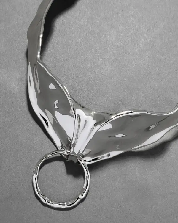 Alexis Bittar Molten Bonded Collar Necklace