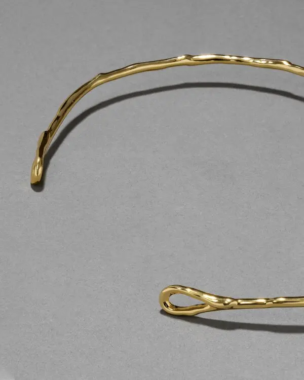 Alexis Bittar Asterales Floating Collar Necklace - Gold