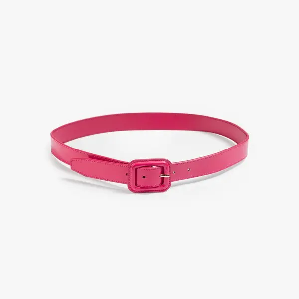 MOTHER The Polish Off Belt - Pink