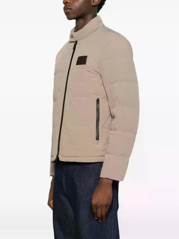 Emporio Armani Zip-up Padded Jacket - Neutrals