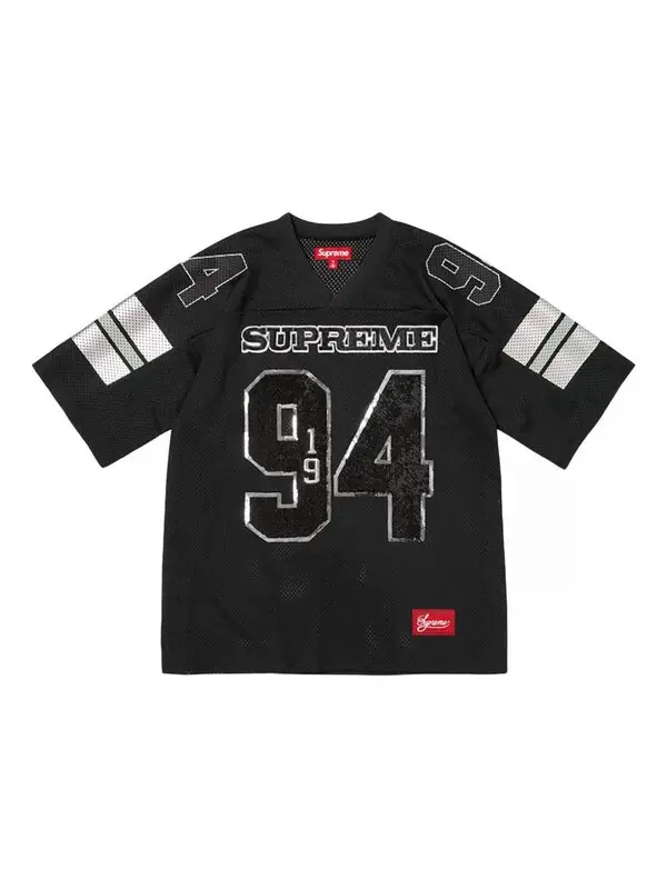 Supreme Spiderweb Football Jersey T-shirt