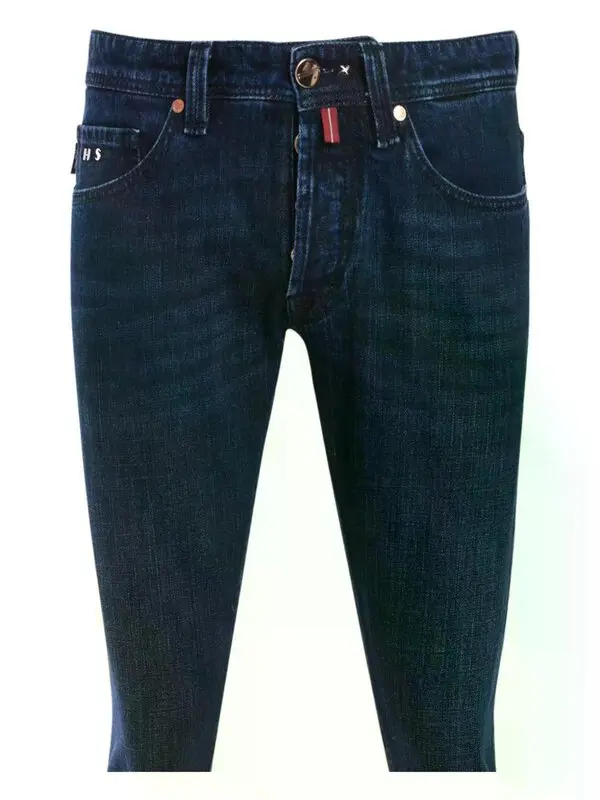 TRAMAROSSA Leonardo Logo-patch Skinny Jeans - Blue