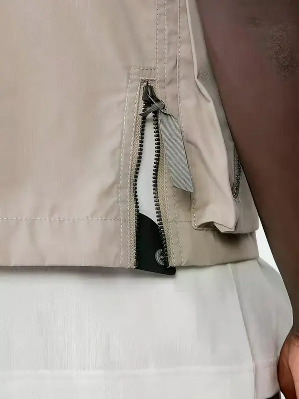 AND WANDER Zip-front Pocketed Vest