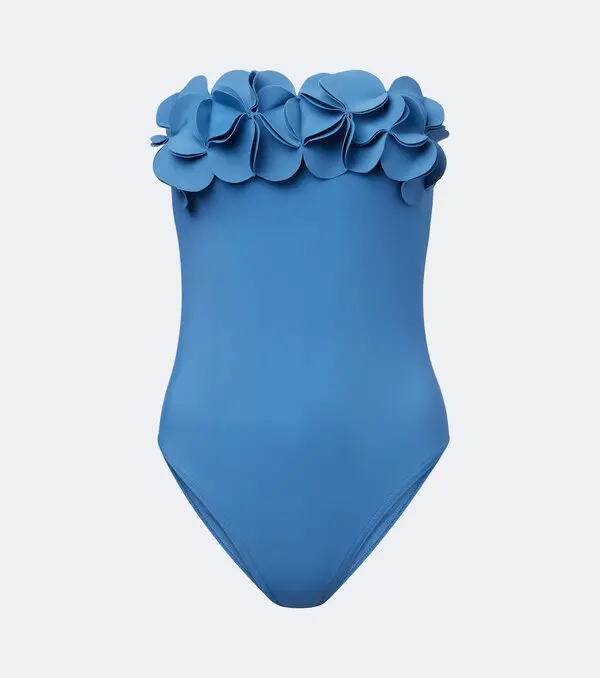 KARLA COLLETTO Floral Swimsuit - Blue