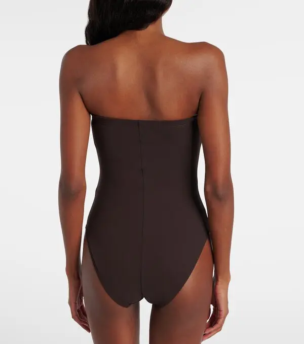 KARLA COLLETTO Floral Swimsuit - Brown