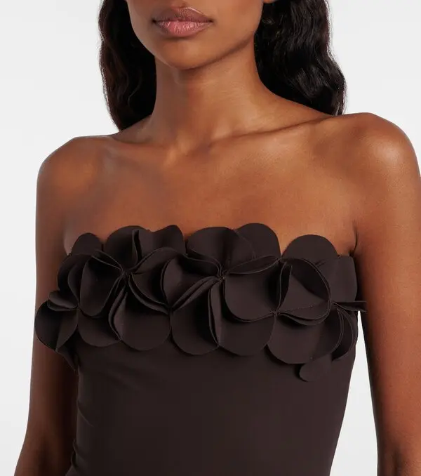 KARLA COLLETTO Floral Swimsuit - Brown