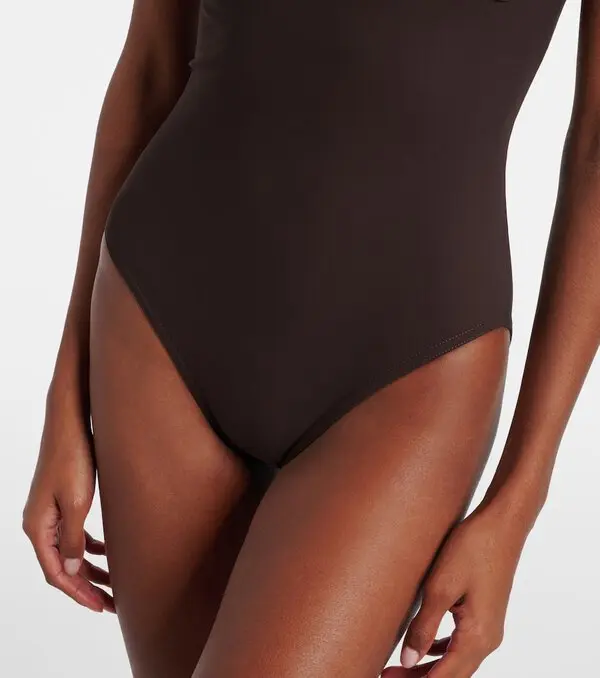 KARLA COLLETTO Floral Swimsuit - Brown