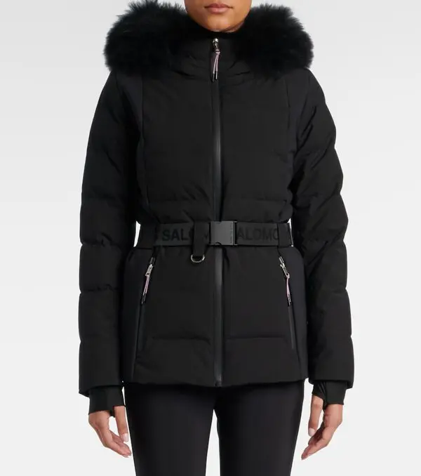 YVES SALOMON Ski Jacket 64cm - Black
