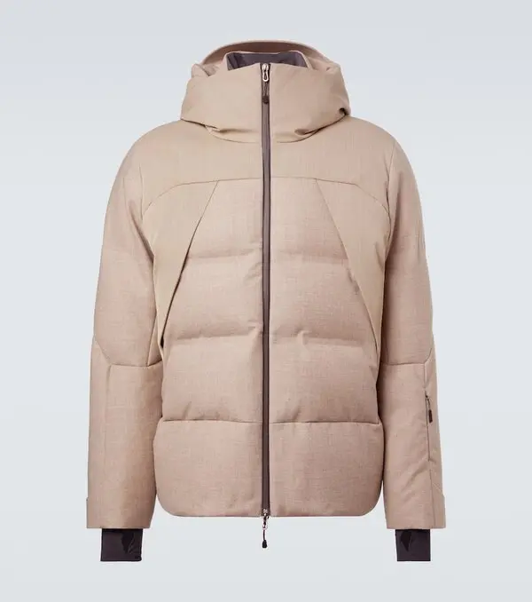 Sease Nordend Wool-blend Down Ski Jacket - Beige