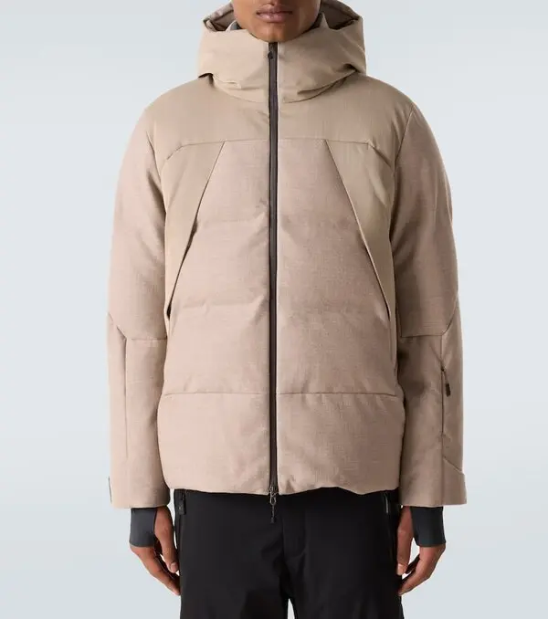 Sease Nordend Wool-blend Down Ski Jacket - Beige