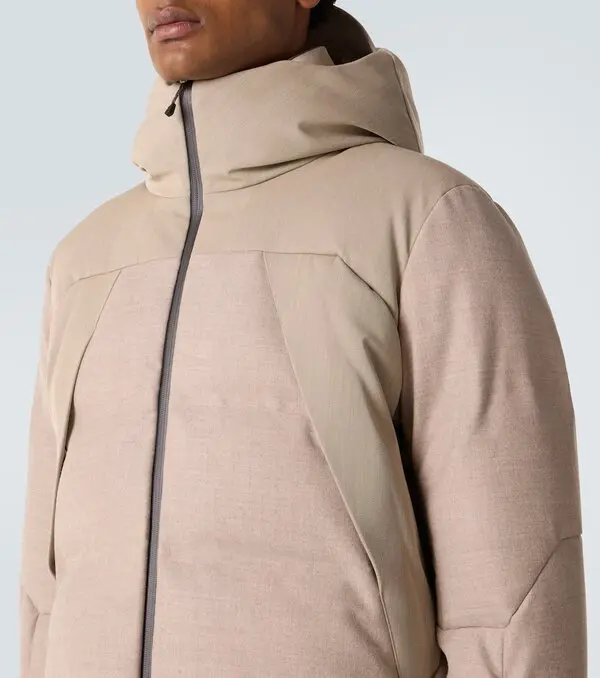 Sease Nordend Wool-blend Down Ski Jacket - Beige