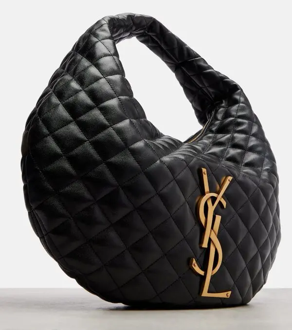 Saint Laurent Icare Quilted Leather Shoulder Bag