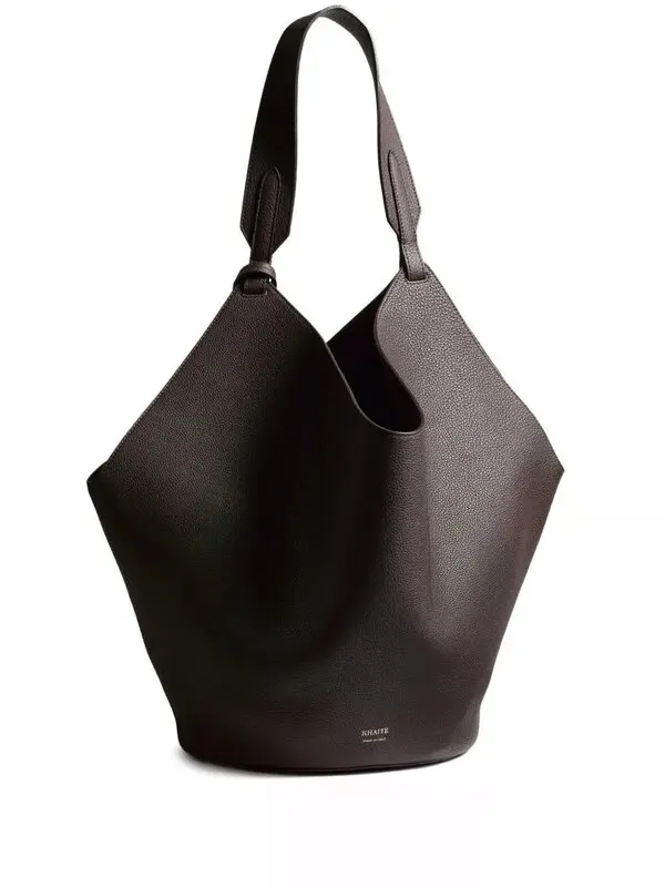Khaite Lotus Leather Shoulder Bag