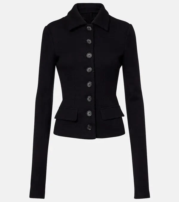 Dolce & Gabbana Virgin Wool Jacket - Black