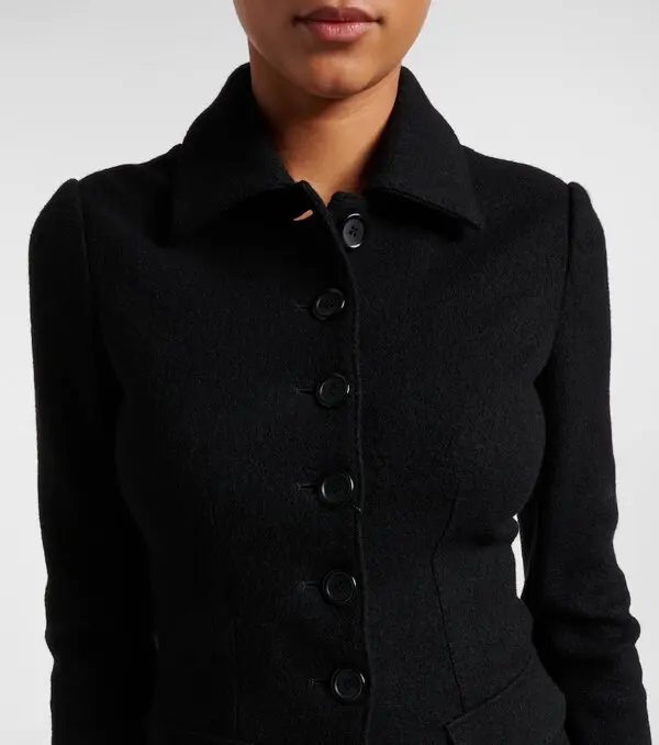 Dolce & Gabbana Virgin Wool Jacket - Black