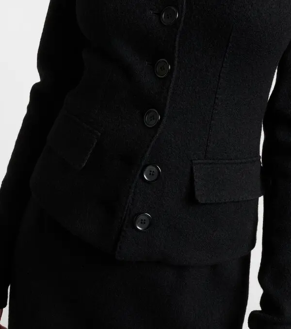 Dolce & Gabbana Virgin Wool Jacket - Black