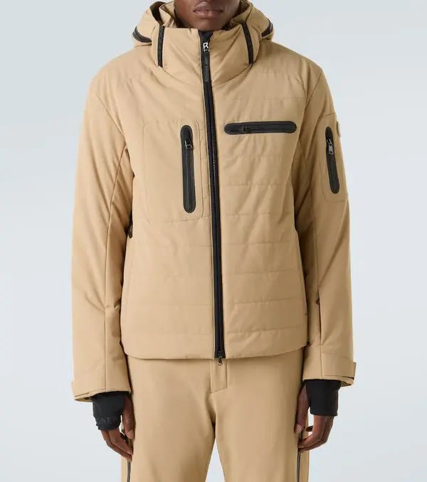 Bogner Bond21-t Hooded Ski Jacket - Beige