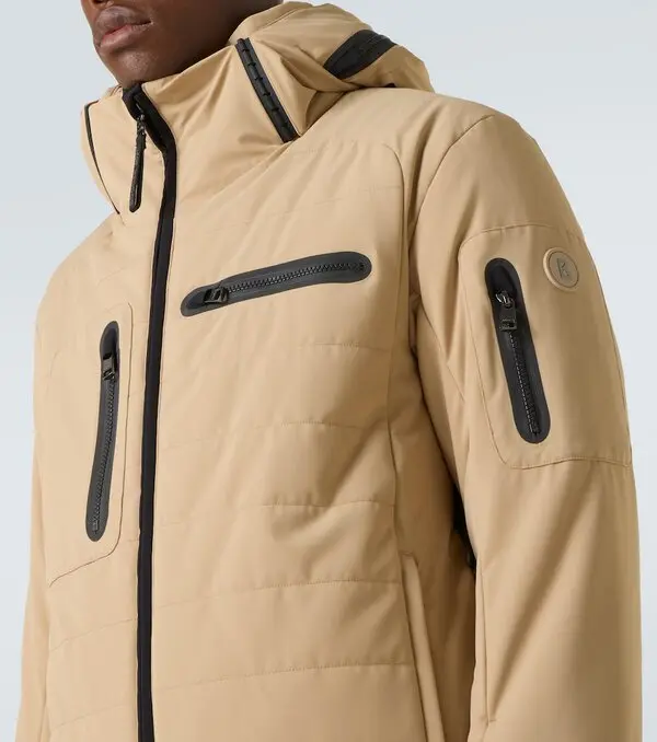 Bogner Bond21-t Hooded Ski Jacket - Beige