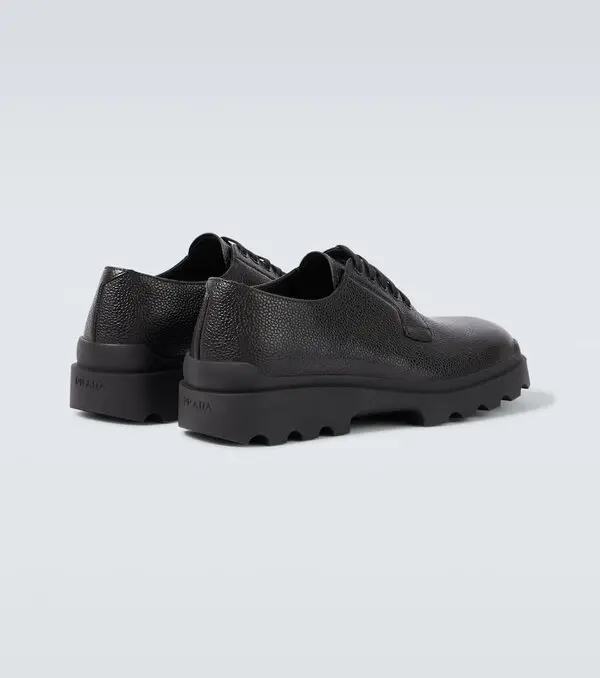 Prada Leather Derby Shoes