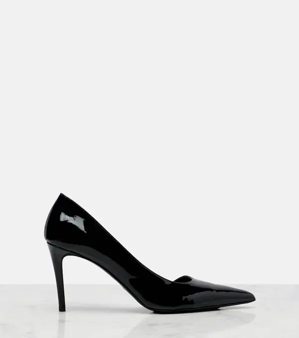 Khaite Jett D'orsay 85 Patent Leather Pumps - Black