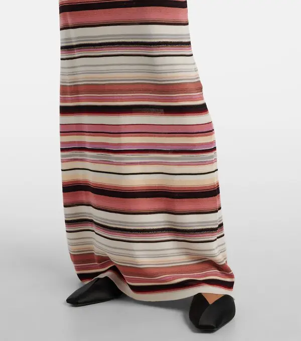 Missoni Striped Halterneck Maxi Dress - Multicoloured