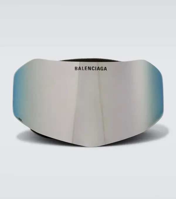 Balenciaga Logo Ski Goggles - Black
