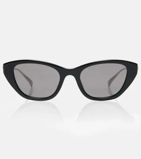 Gucci Interlocking G Cat-eye Sunglasses - Black
